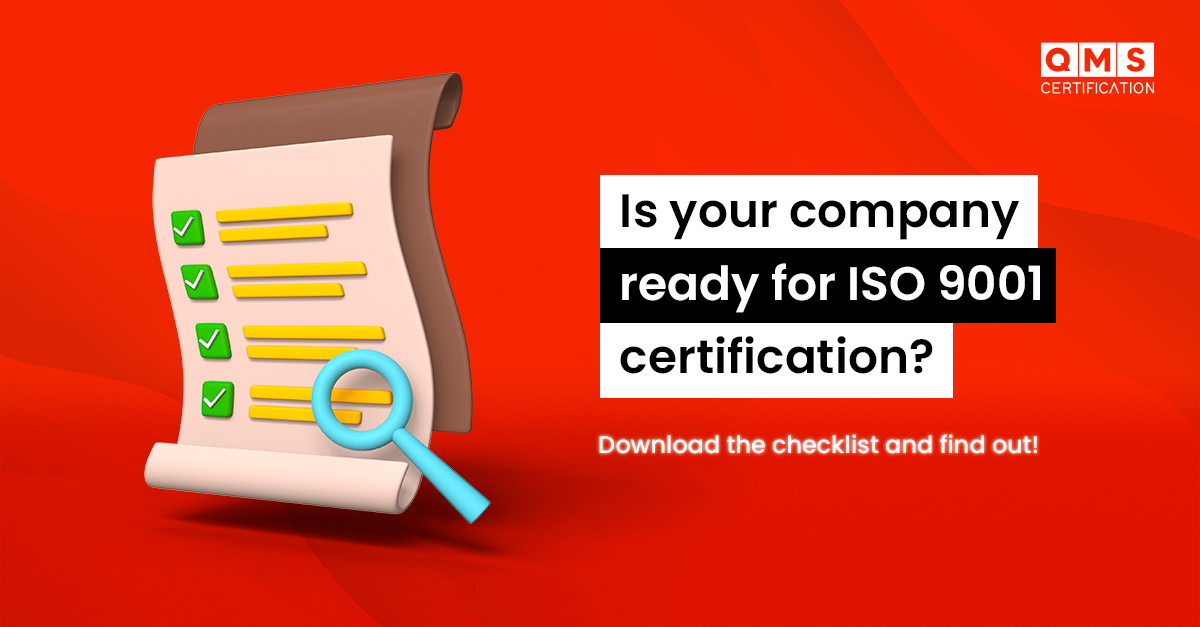 Checklist ISO 9001 - QMS Certification